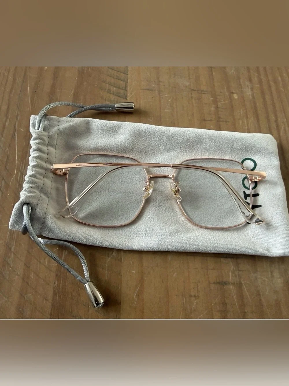 fytoo | Accessories | Eyekepper Rose Gold Metal Square Full Rim ...